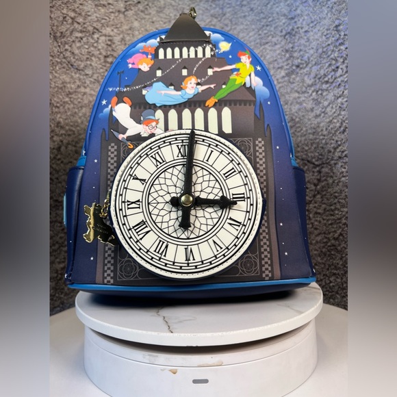 Loungefly | Bags | Loungefly Disney Peter Pan Glow Clock Mini Backpack ...